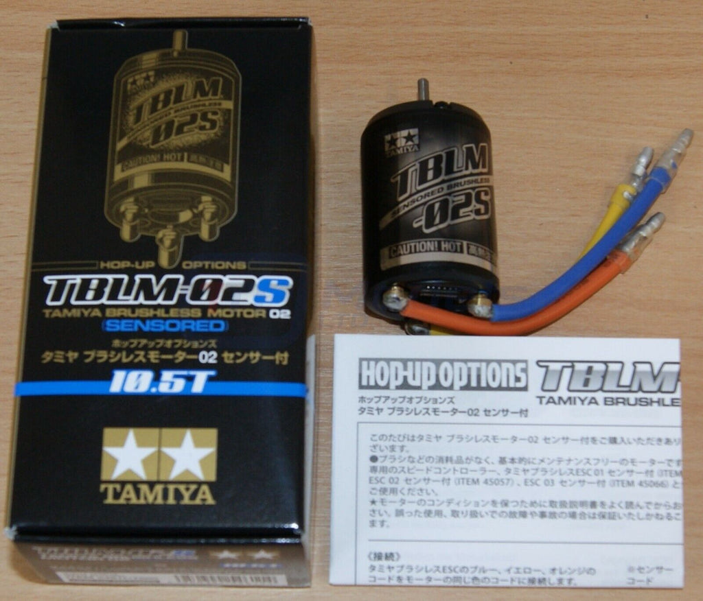 Tamiya 54611 TBLM-02S Brushless Motor 02 (Sensored) 10.5T (TT01/TT02/X – TTP Models