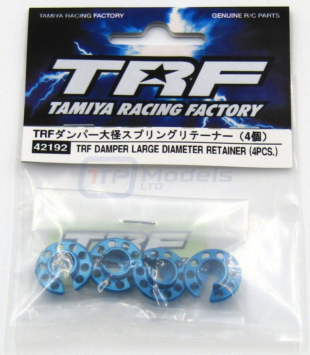 Tamiya 42192 TRF Damper Large Diameter Retainer (4 Pcs.), (TRF418/TRF4 – TTP Models
