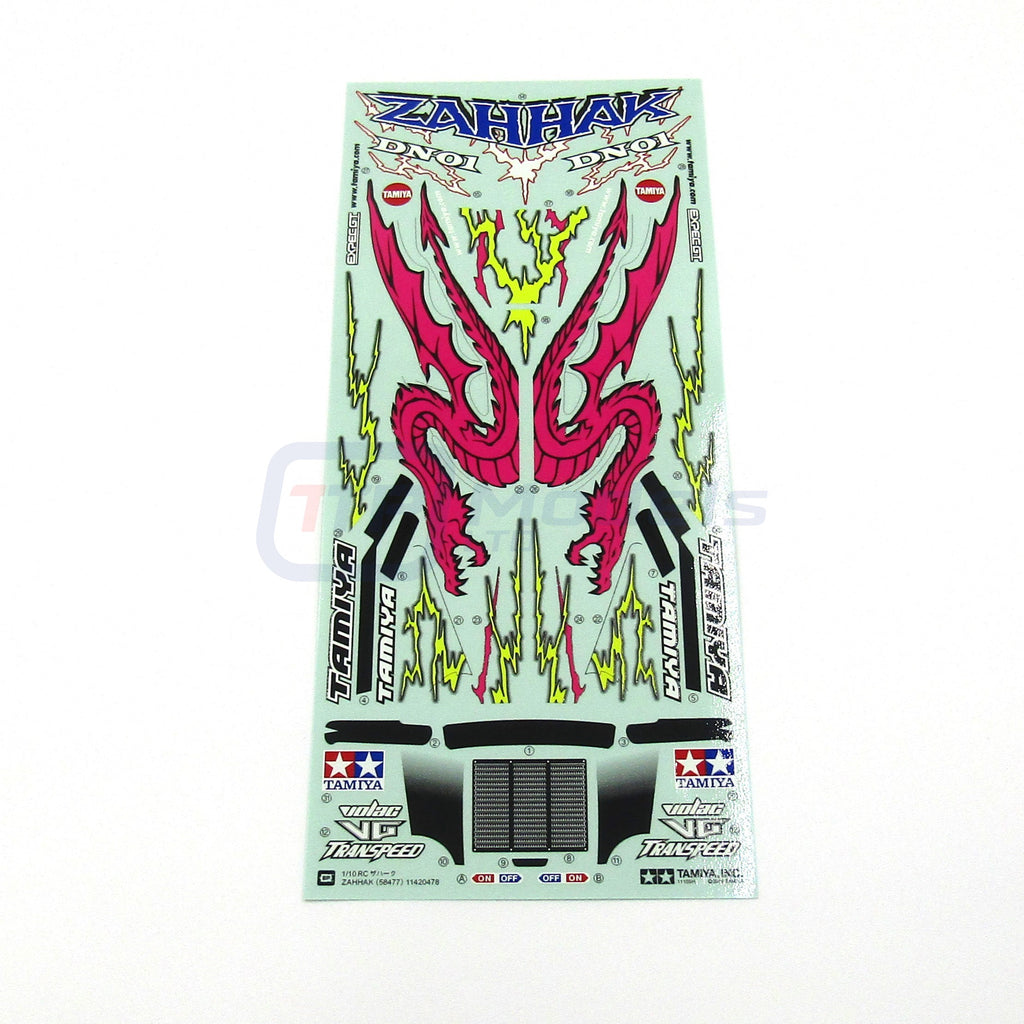 Tamiya 58477 Zahhak/DN01/DN-01, 1420478/11420478 Decals/Stickers, NEW ...