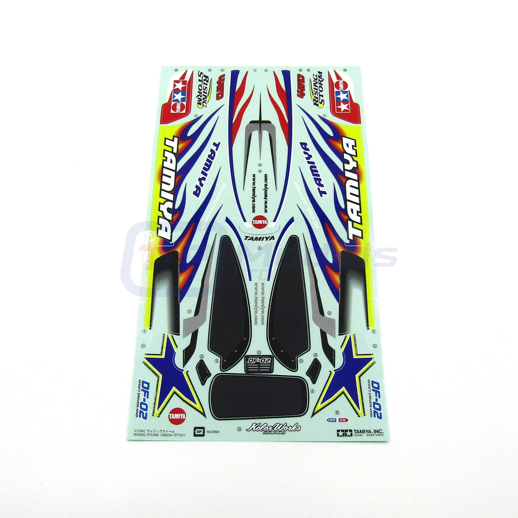 Tamiya 58334 Rising Storm/DF02, 1425994/11425994/9495455 Decals/Sticke ...