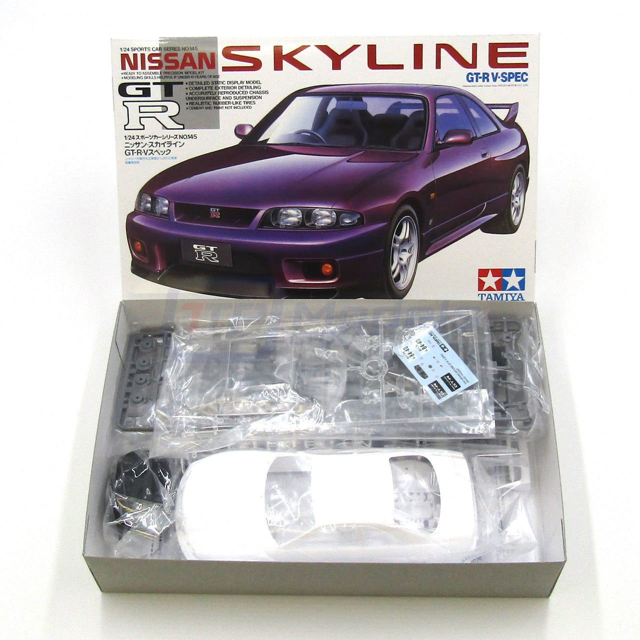Tamiya 24145 1/24 Sports Car Series: Nissan Skyline GT-R V-Spec – TTP ...