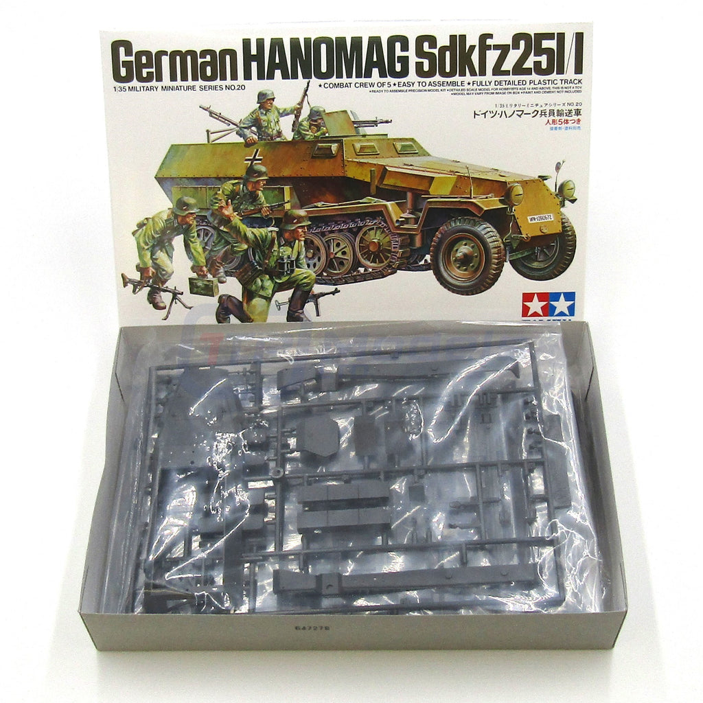 Tamiya 35020 1/35 Military Miniatures Series: German Hanomag Sdkfz251 ...