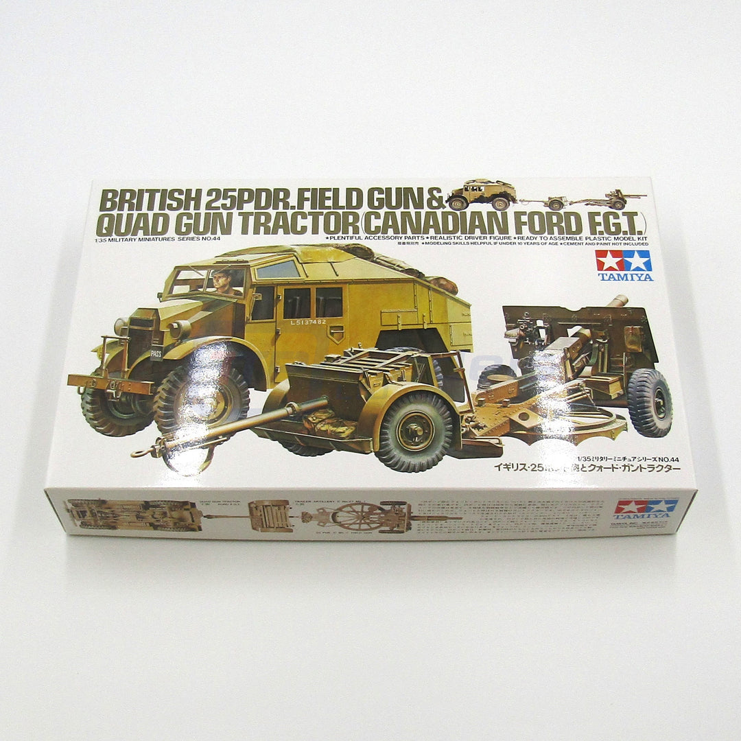 Tamiya 35044 1/35 Military Miniatures Series: British 25PDR.Field Gun ...