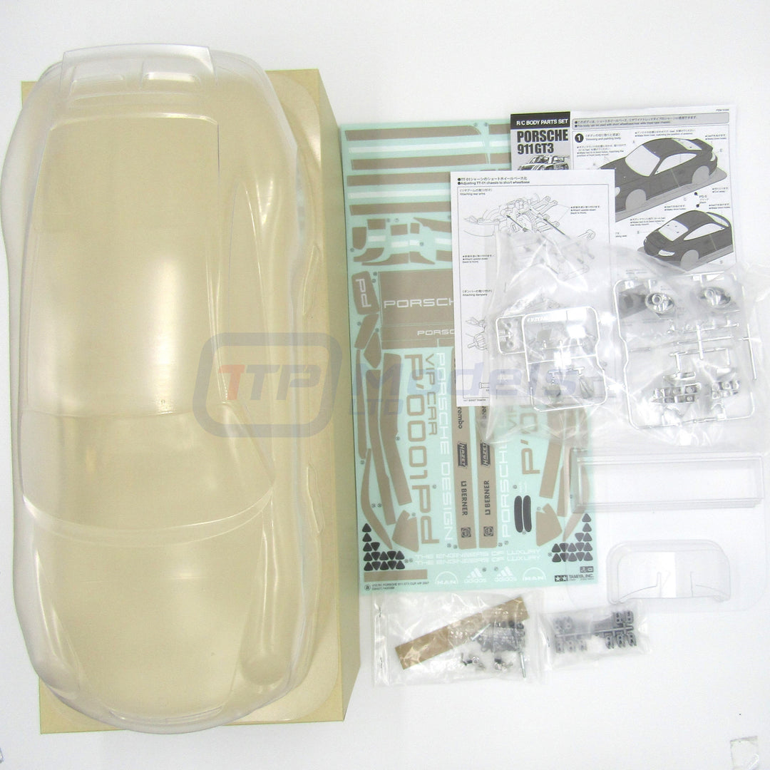 Tamiya 51336 Porsche 911 GT3 Cup VIP 07 Body Parts Set (TT01E/TT-01E/T ...