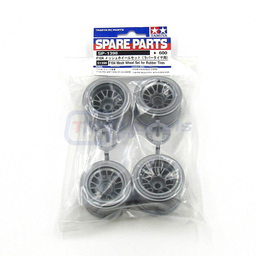 Tamiya 51398 F104 Mesh Wheel Set for Rubber Tyres/Tires, (Ferrari F60 ...