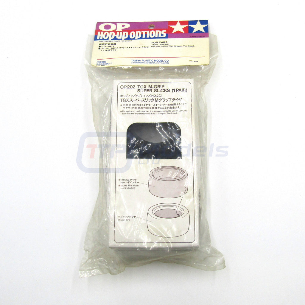 Tamiya 53202 TGX M-Grip Super Slicks (1 Pair), (1/8th/TGX/TGR), RARE ...