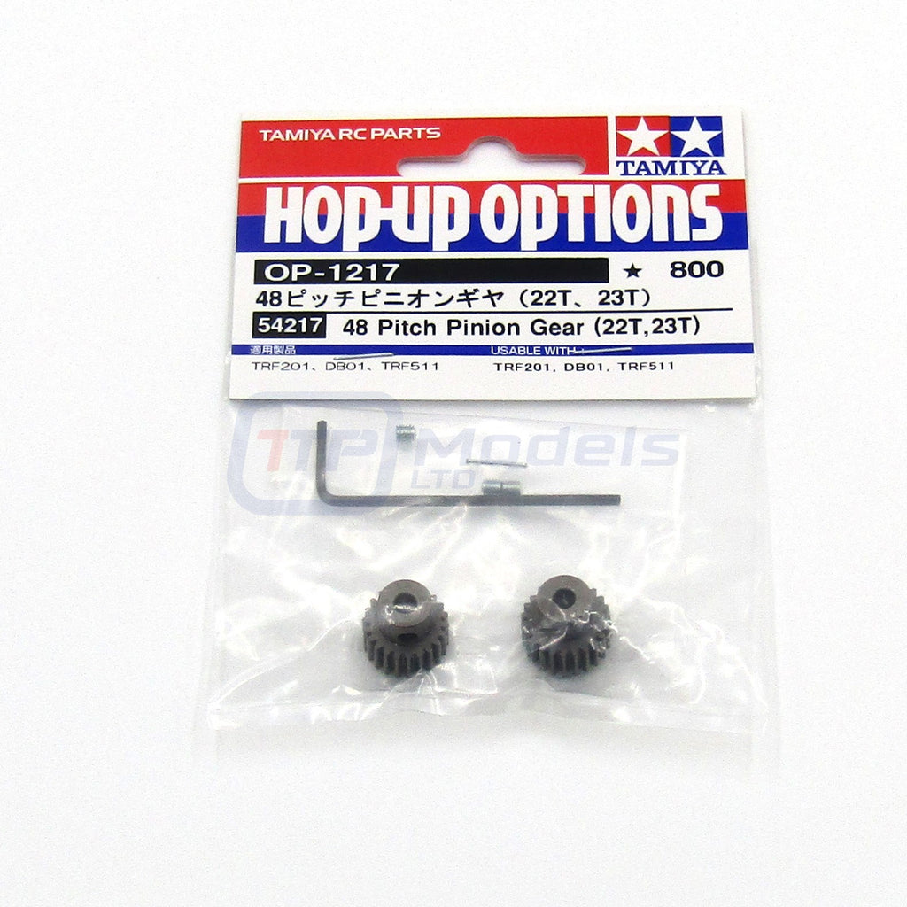 Tamiya 54217 48 Pitch Pinion Gear (22T/23T) BBX/TRF511/TRF503/DB01/*TD ...