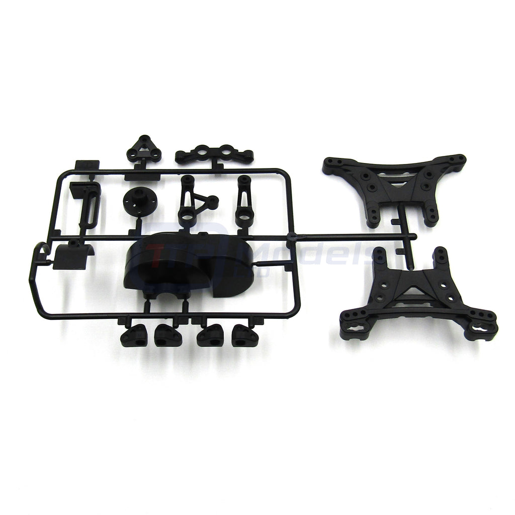 Tamiya 58707 XV02 PRO, 9225232/19225232, T Parts (Damper Stay, F&R) NE ...
