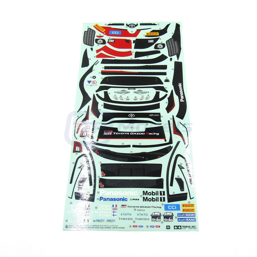 Tamiya 58716 WRT/GR Yaris Rally 1 Hybrid/TT02, 9490090/19490090 Decals ...
