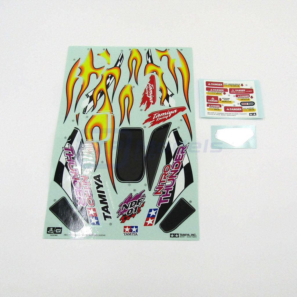 Tamiya 43514 Nitro Thunder/NDF01/NDF-01, 9494077/19494077 Decals/Stick ...