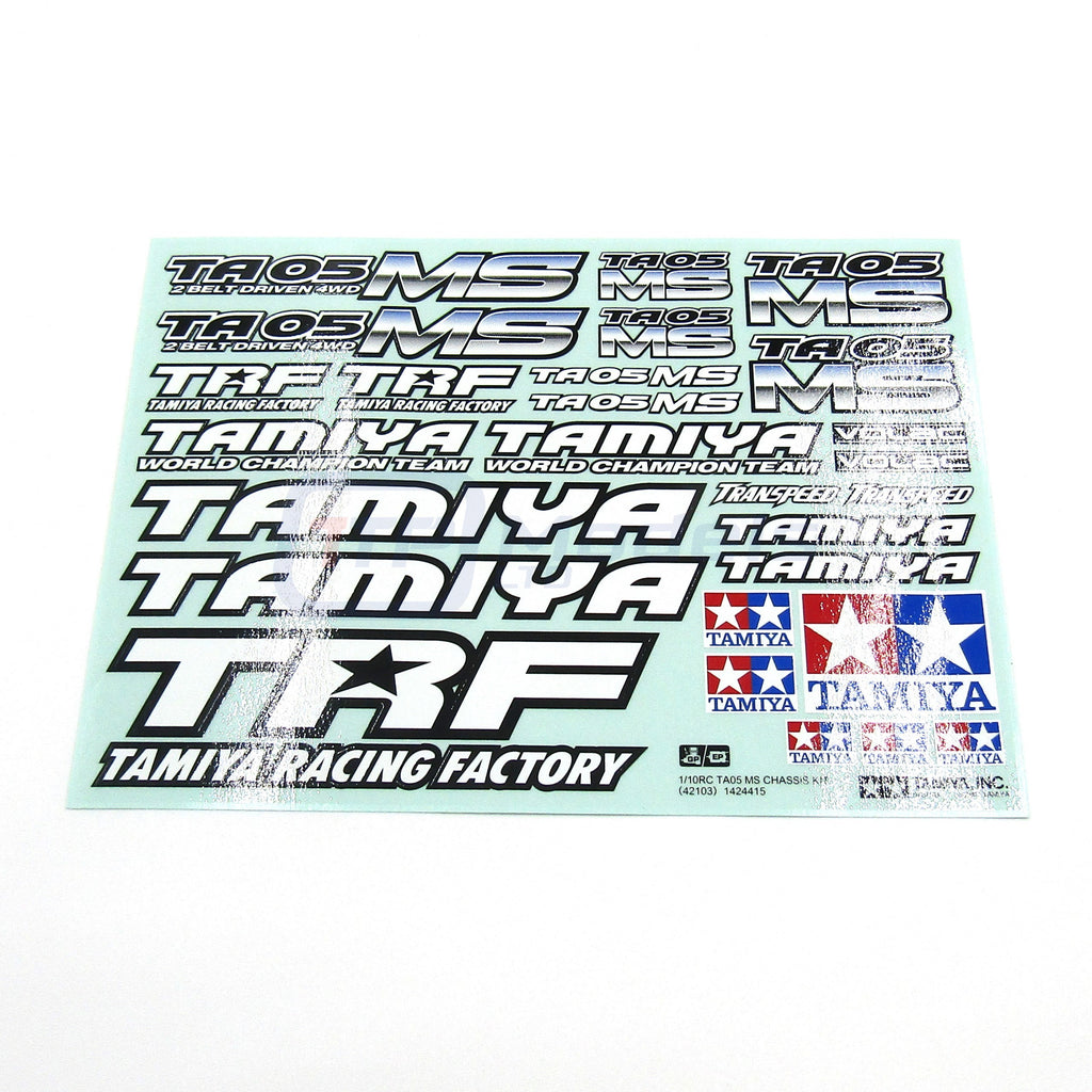 Tamiya 42103 TA05MS Chassis Kit, 9494107/19494107 Decals/Stickers, NEW ...