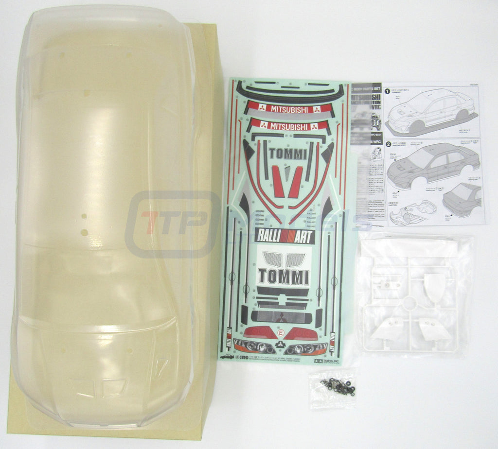 Tamiya 50927 Lancer Evolution VII WRC Body Parts Set (TA01/TA02/TB01/T ...