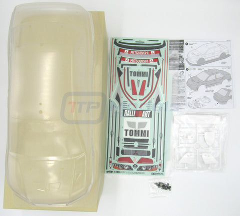 Tamiya 50927 Lancer Evolution VII WRC Body Parts Set (TA01/TA02/TB01/T ...