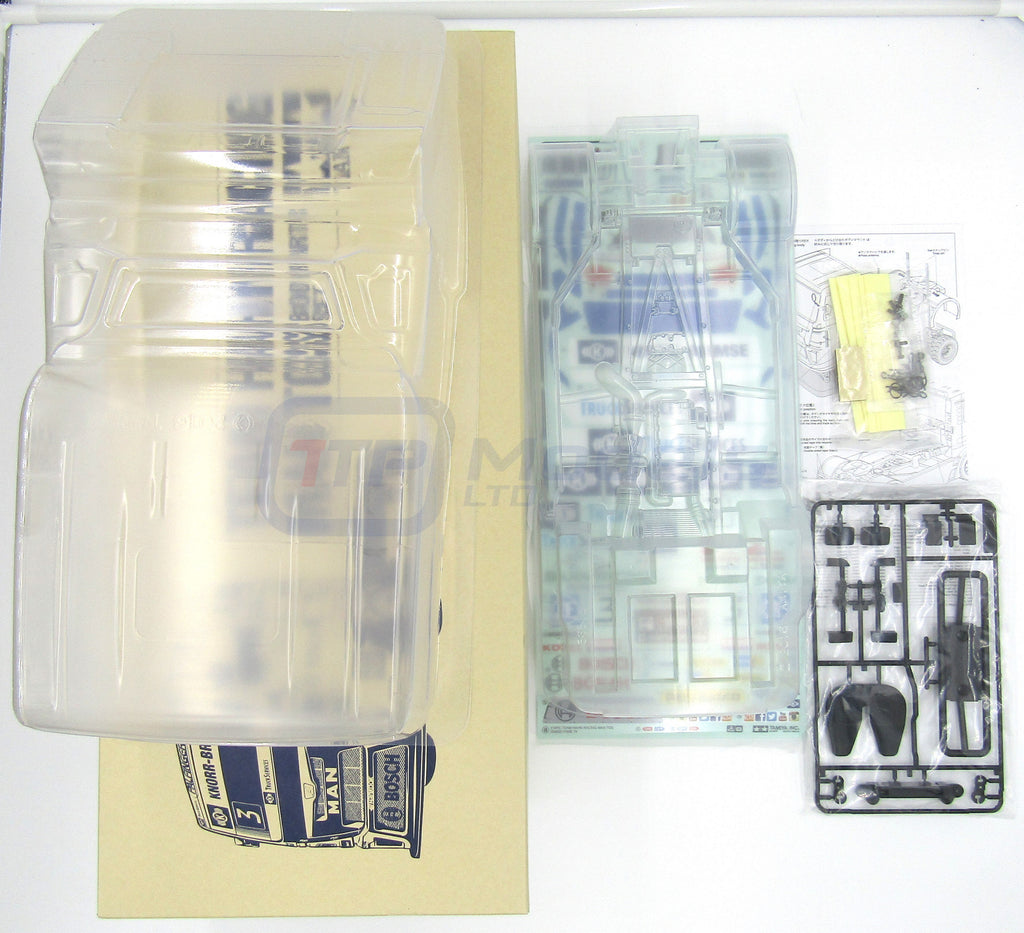 Tamiya 51606 Team Hahn Racing MAN TGS Body Parts Set, (TT01E/TT02), NI ...