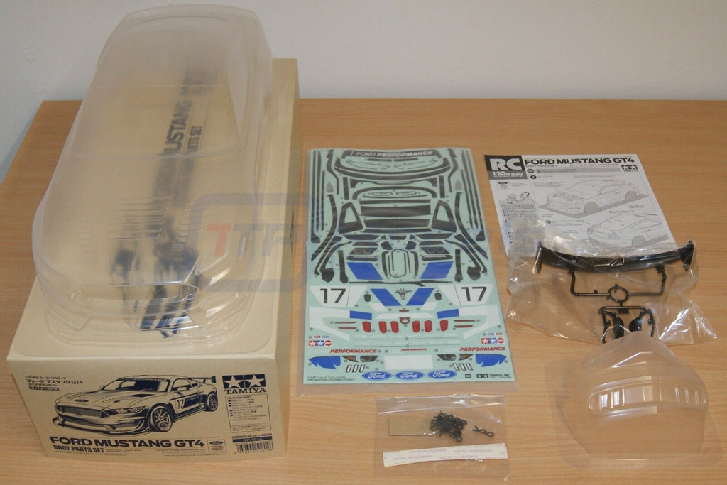 Tamiya 51614 Ford Mustang GT4 Body Parts Set (TT01/TT02/TB04/TB05/TA06 ...