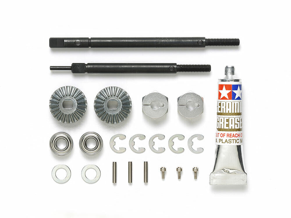 Tamiya 56554 Reinforced Axle Shaft Set, (Scania/MAN/Actros/Arocs/Volvo ...