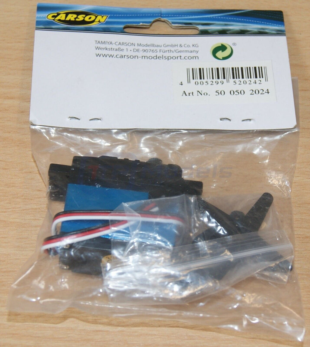 Carson C502024 Reflex CS-9 Racing Servo (9Kg/JR/Metal Gears), (for Tam ...