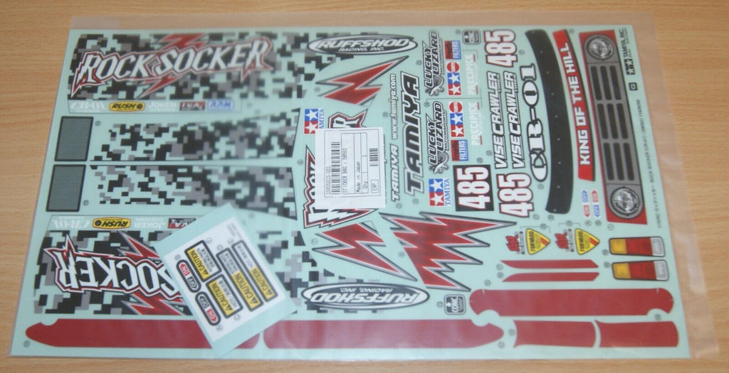 Tamiya 58592 Rock Socker/CR-01, 9495815/19495815 Decals/Stickers, NIP ...