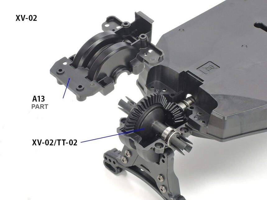 Tamiya 22046 XV-02/TT-02 Ball Differential Set (39T), (XV02/*TT02), NI ...