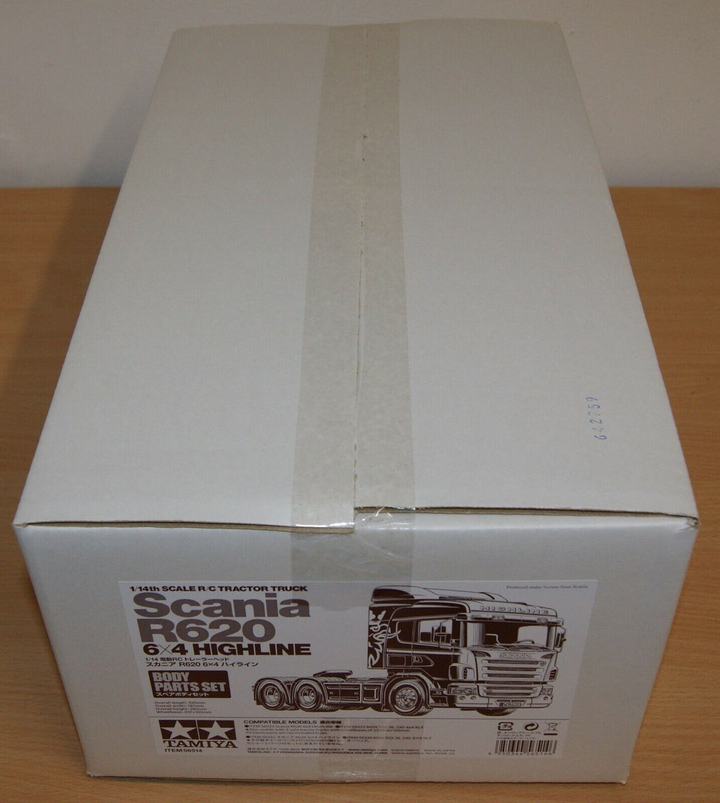 Tamiya 56514 Scania R620 6x4 Highline Body Parts Set, BRAND NEW IN BOX ...