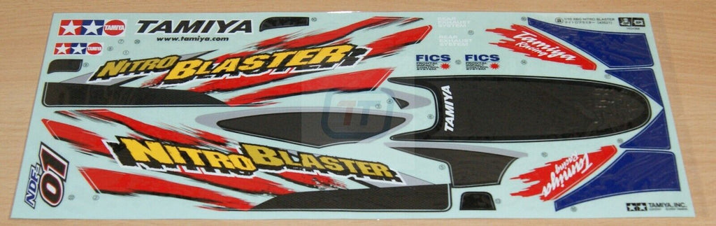 Tamiya 43521 Nitro Blaster/NDF-01, 9804232/19804232 Decals/Stickers, N ...