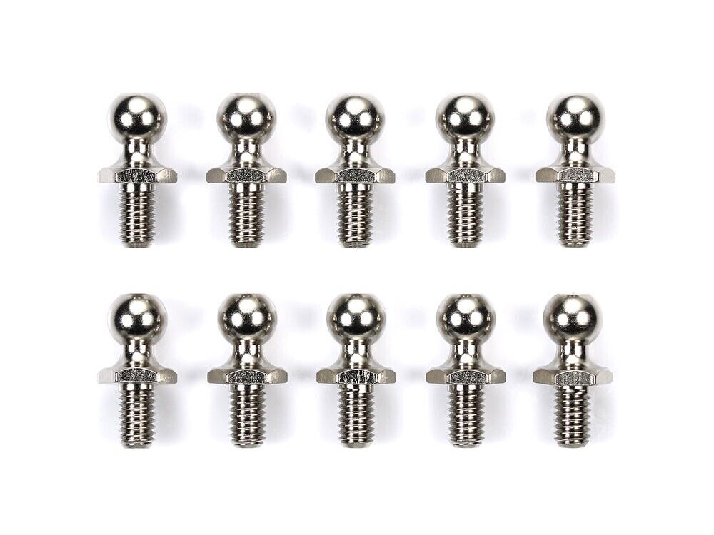 Tamiya 53284 5mm Aluminum Ball Connector (10 Pcs) (Hotshot/Fox/Thunder ...