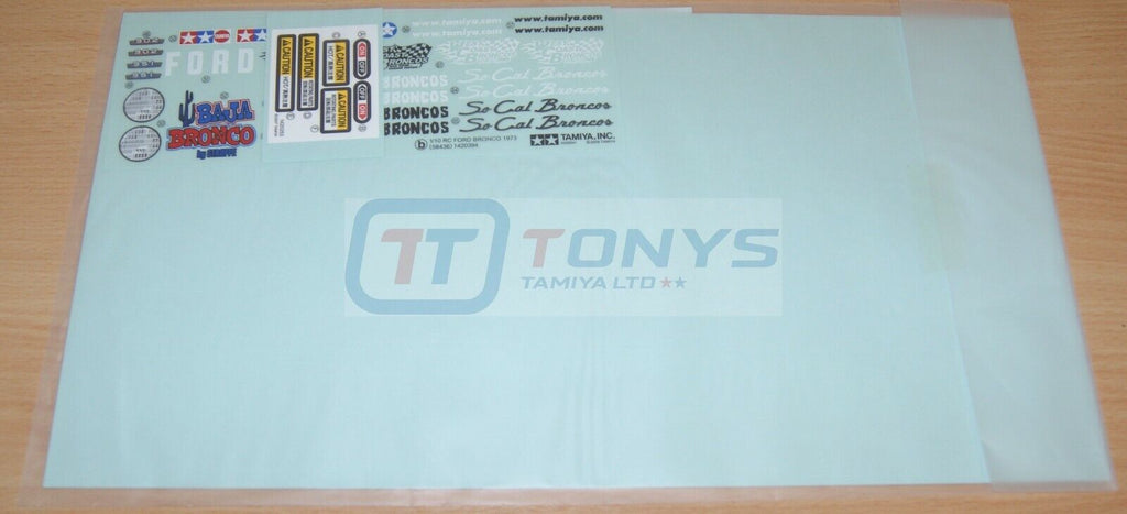 Tamiya 58436 Ford Bronco 1973/CR01/CC01, 9495593/19495593 Decals/Stick ...