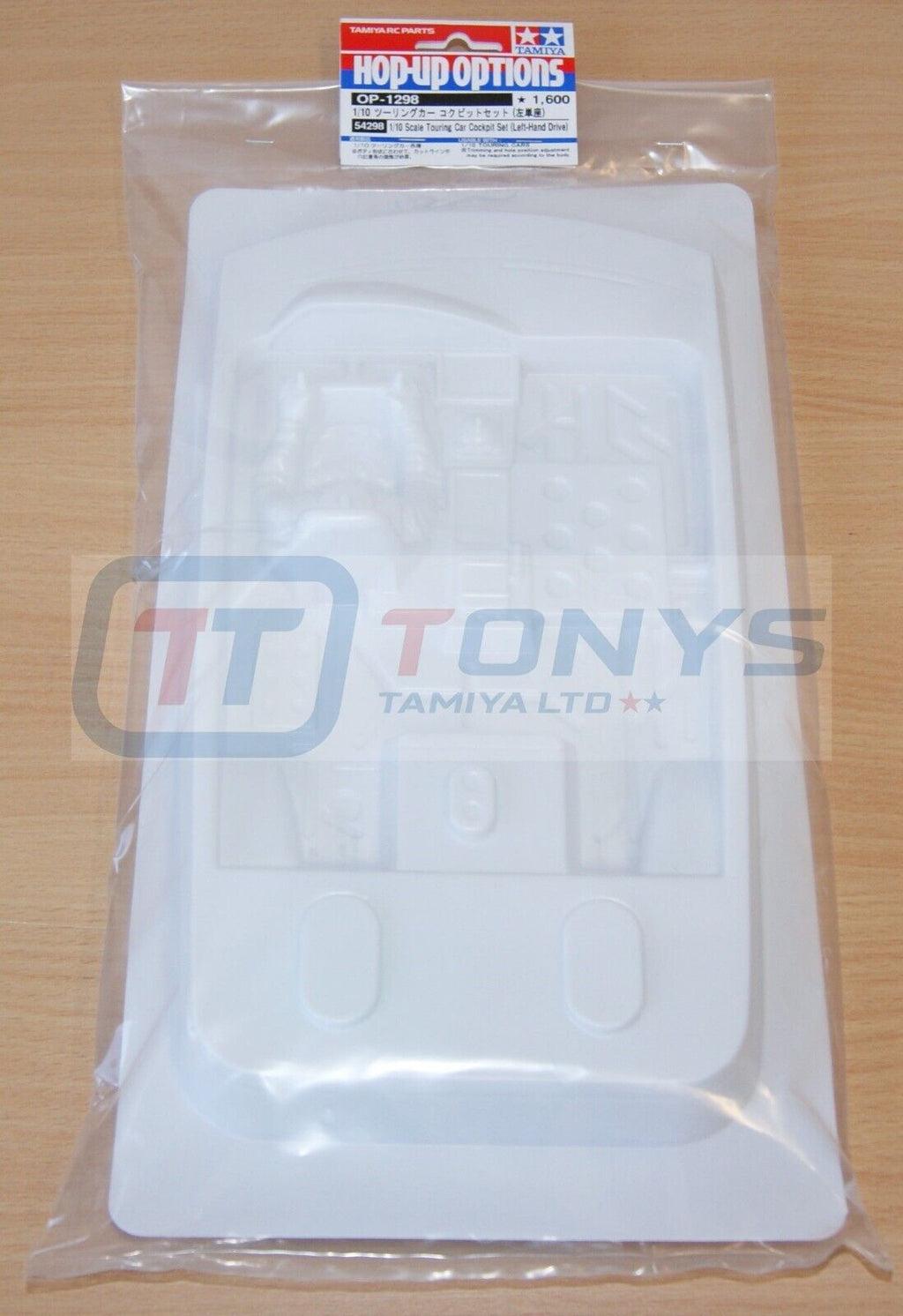 Tamiya 54298 1/10 Scale Touring Car Cockpit Set (Left Hand Drive), (TT ...