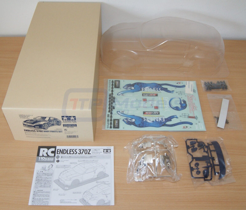 Tamiya 51428 Endless Nissan 370Z Body Parts Set (TT01/TT02/TA07/TB05/T ...