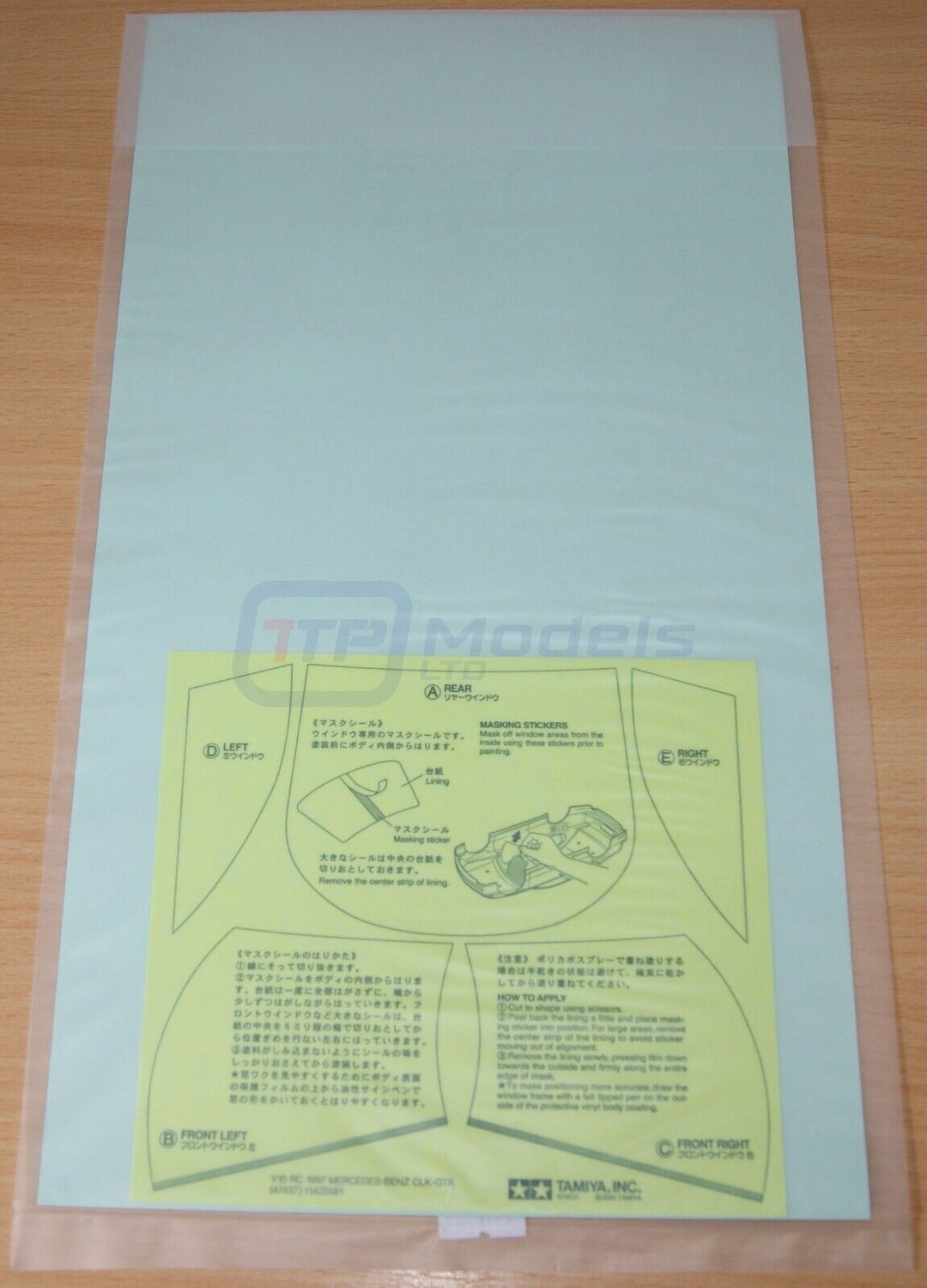 Tamiya 47437 Mercedes CLK-GTR/TT01E, 9494222/19494222 Decals/Stickers ...