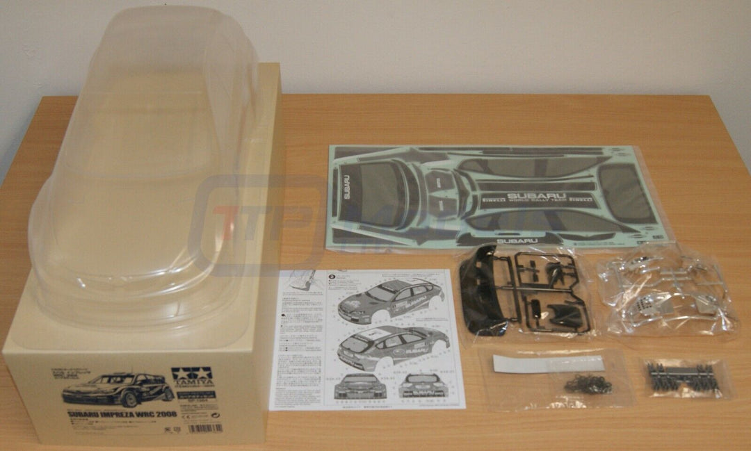 Tamiya 51364 Subaru Impreza WRC 2008 Body Parts Set, (TT01E/TT02/DF03R ...