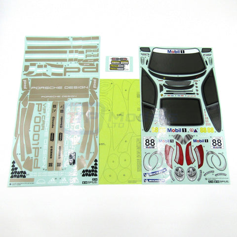 Tamiya 58407 Porsche 911 GT3 Cup VIP 07/TT01E, 9495537/19495537 Decals ...