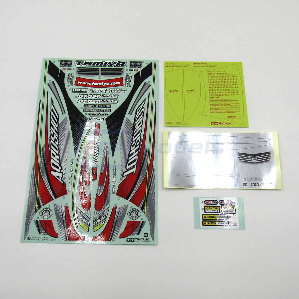Tamiya 58610 Aqroshot/DT-03T/DT03T, 9495852/19495852 Decals & Masking ...